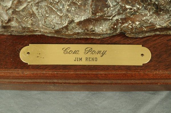 "Cow Pony" Jim Reno Western Bronze
