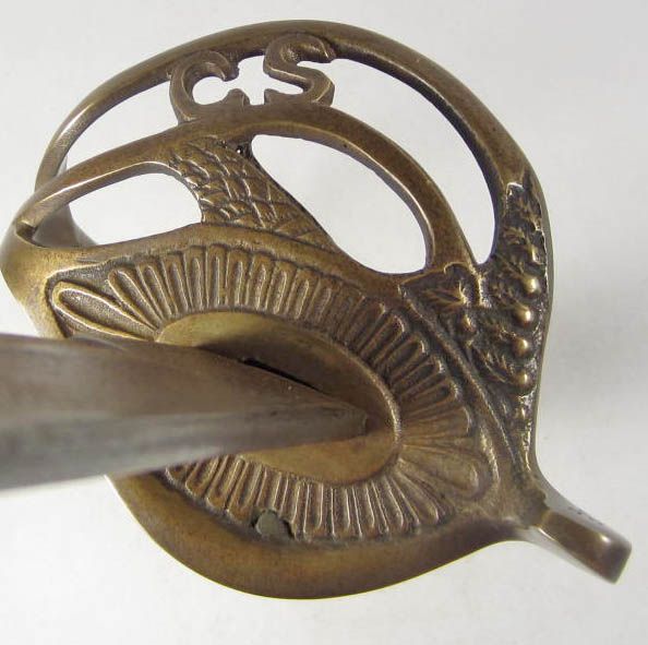 CONFEDERATE STATES CIVIL WAR ERA CS CAVALRY SWORD W/ SCABBARD
