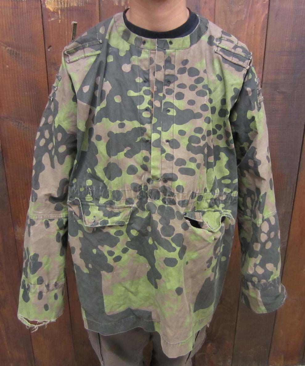 GERMAN NAZI WAFFEN SS CAMOUFLAGE PULL OVER COMBAT SMOCK