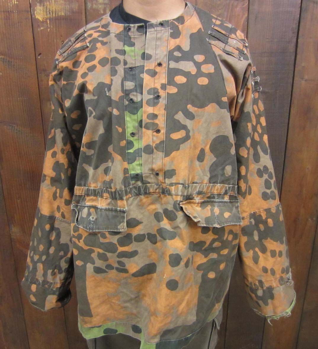 GERMAN NAZI WAFFEN SS CAMOUFLAGE PULL OVER COMBAT SMOCK