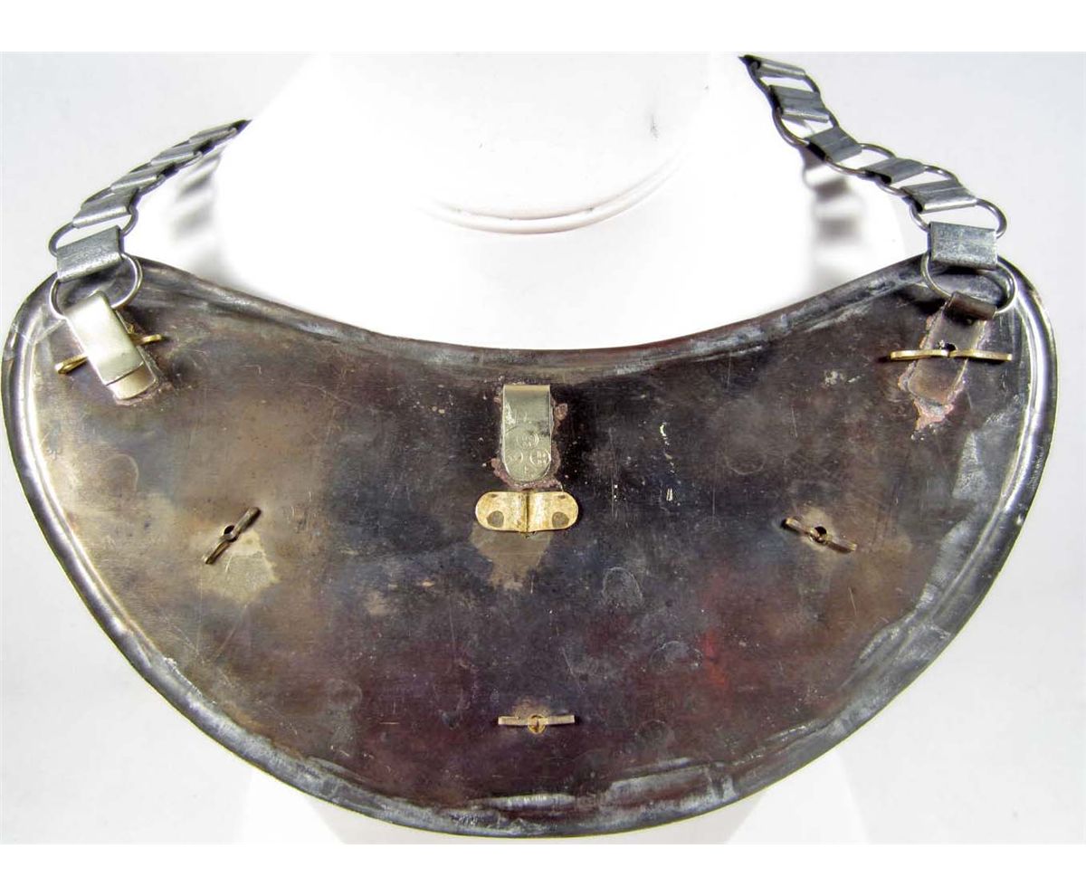 GERMAN NAZI SS STREIFENDIENST GORGET W/ CHAIN