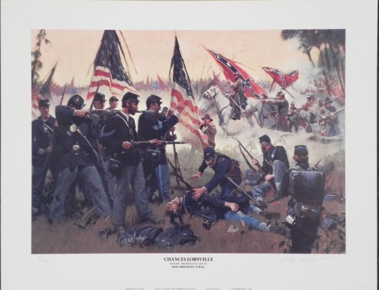 Chancellorsville Don Prechtel Historic Civil War Print