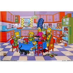 THE SIMPSONS BREAKFAST ANIMATION SERICEL
