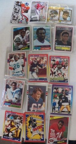 15 Pro Football Cards 1990 Rookie Richmond Webb, 1900 Rookie Tony ...