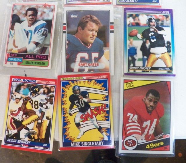 15 Pro Football Cards 1990 Rookie Richmond Webb, 1900 Rookie Tony ...