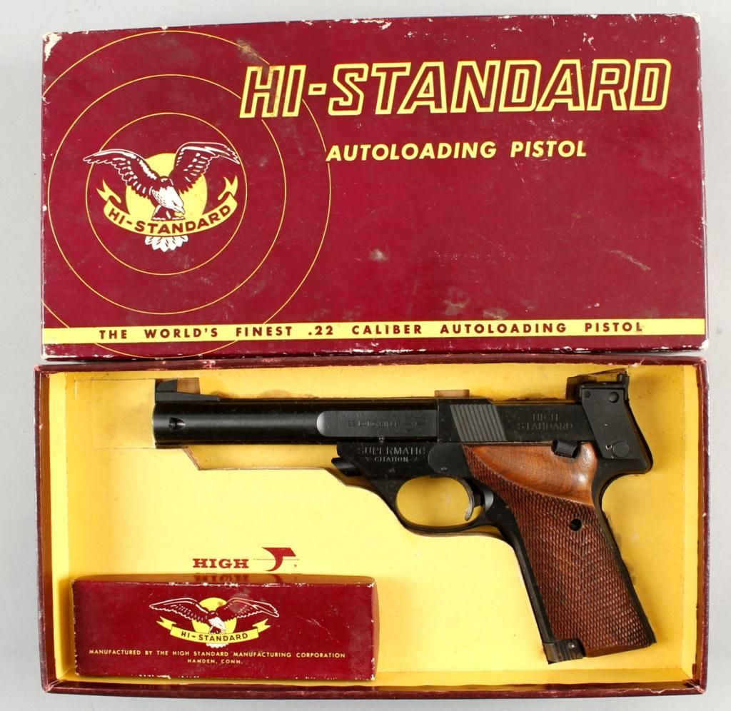 High Standard Mdl 106 Military Cal .22LRSN:1903307, Supermatic Citation ...