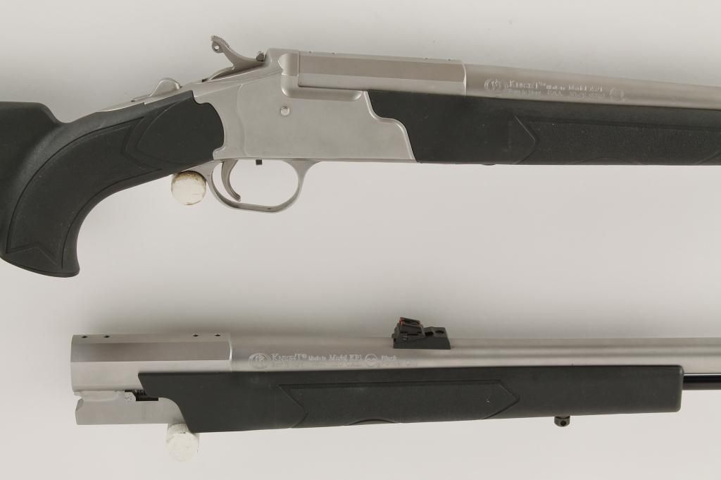 Knight Mdl KP1 Cal .30-06 SN:0005066Single shot break action rifle, 24 ...