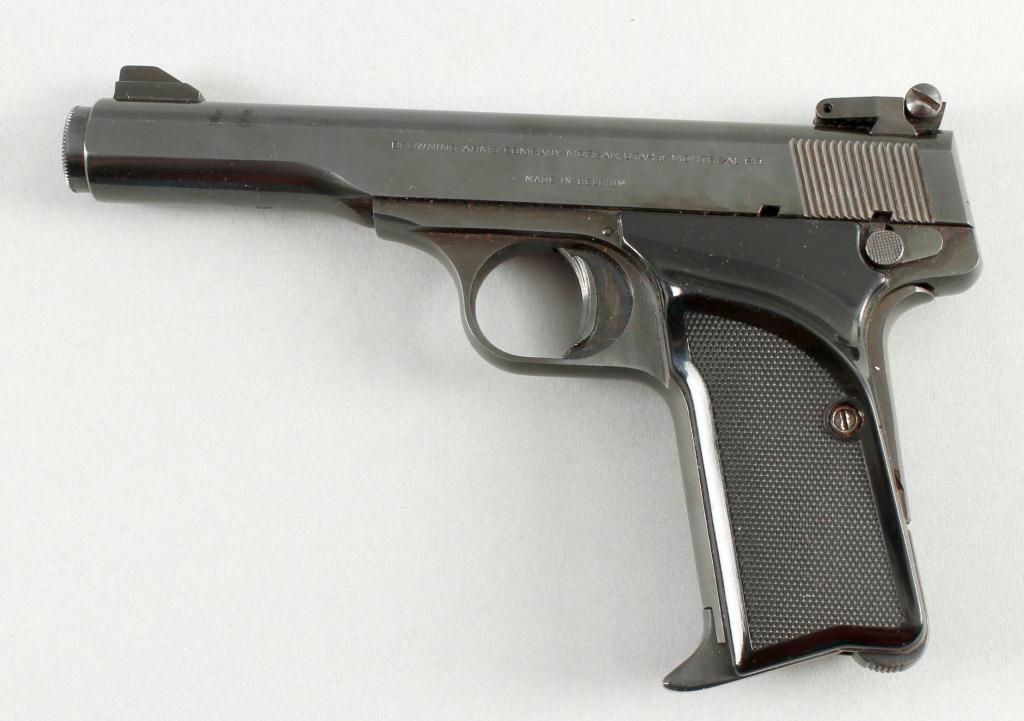 Browning Mdl 55 Cal .380 SN:72N15569Belgium made semi auto pistol with ...