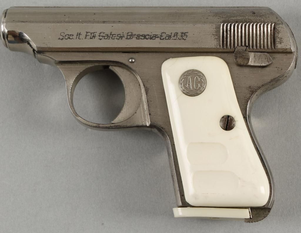 Galesi Brescia Mdl 9 Cal .25acp SN:416400Double action semi-auto pistol ...