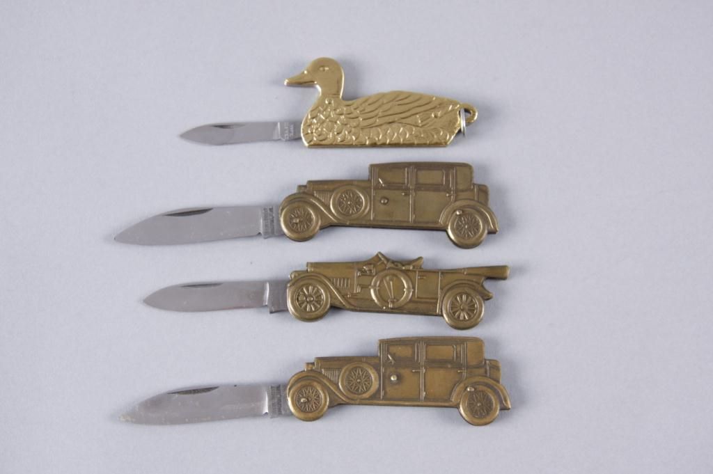 Collection of 4 Pocket Knives3 Taylor Cutlery, Kingsport, TN antique ...