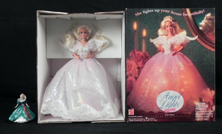 Holiday Angel Christmas Tree Topper Ornament Barbie MIB