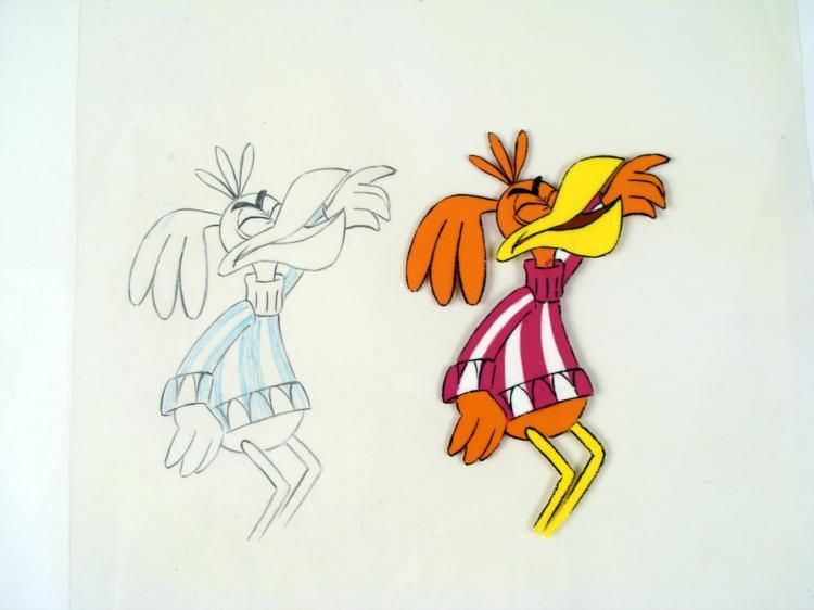 Original Cel Incompetence Coco Puffs Drawing Animation