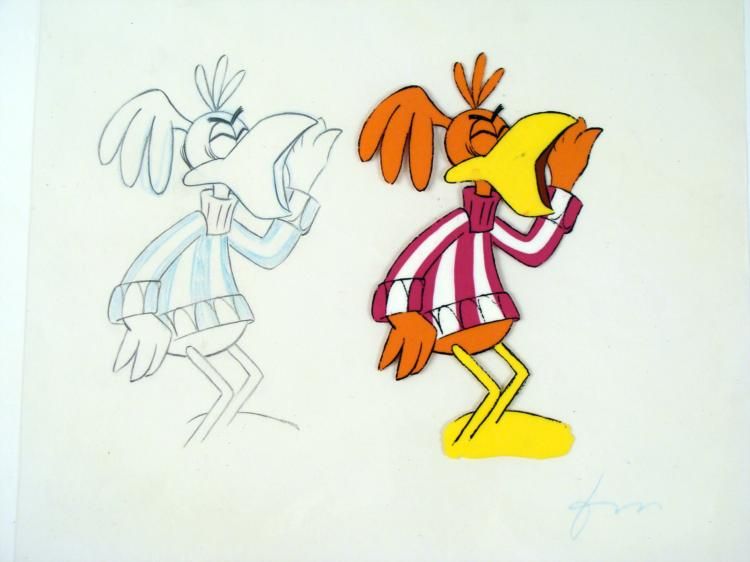 Coco Puffs Animation Original Stop Yelling Cel Drawing