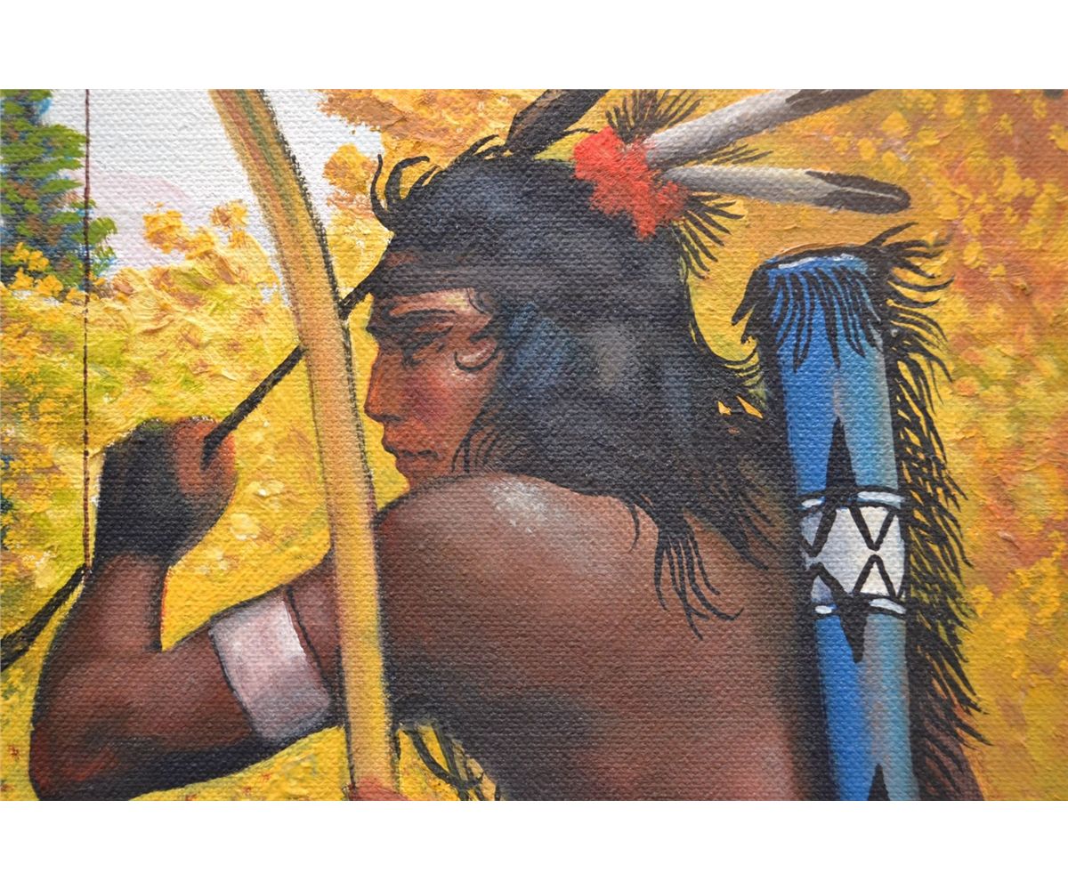 CANADIAN CREE PAINTING