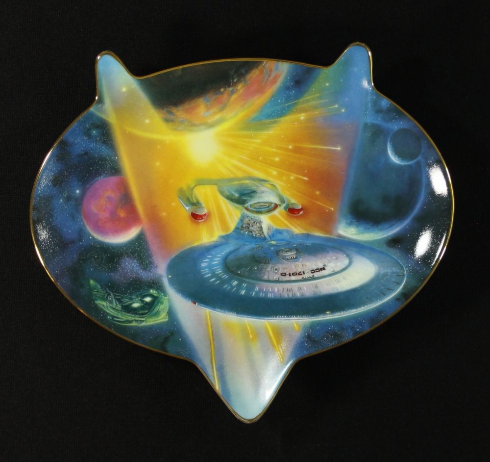 Star Trek The Next Generation LE Collectible Plate: "Engage"