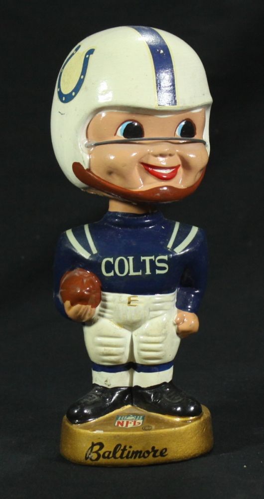 1960's Baltimore Colts Vintage Bobblehead Nodder