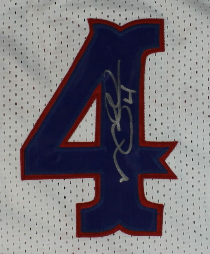 Nick Collison Signed Kansas Jersey (PA LOA)