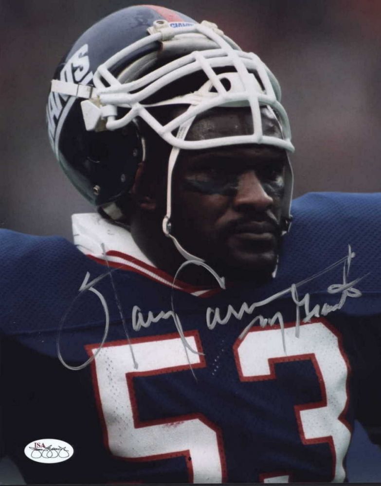 Harry Carson Signed Giants 8x10 Photo (JSA)