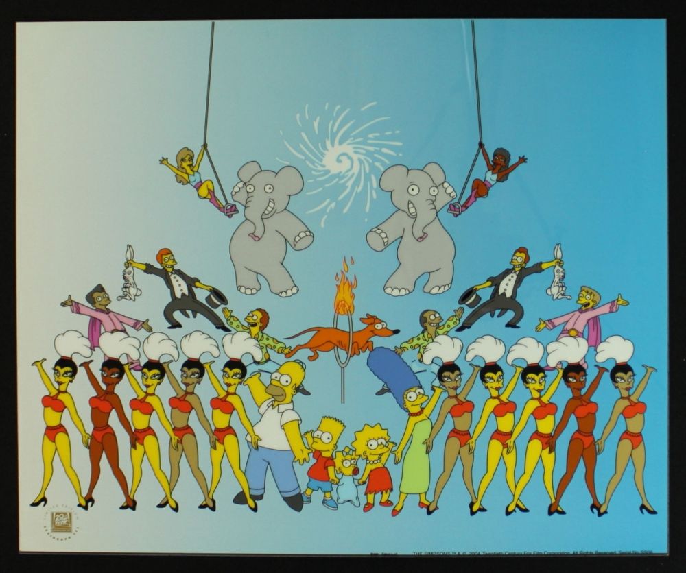 The Simpsons Limited Edition "Viva Simpson's Circus" Animation ...