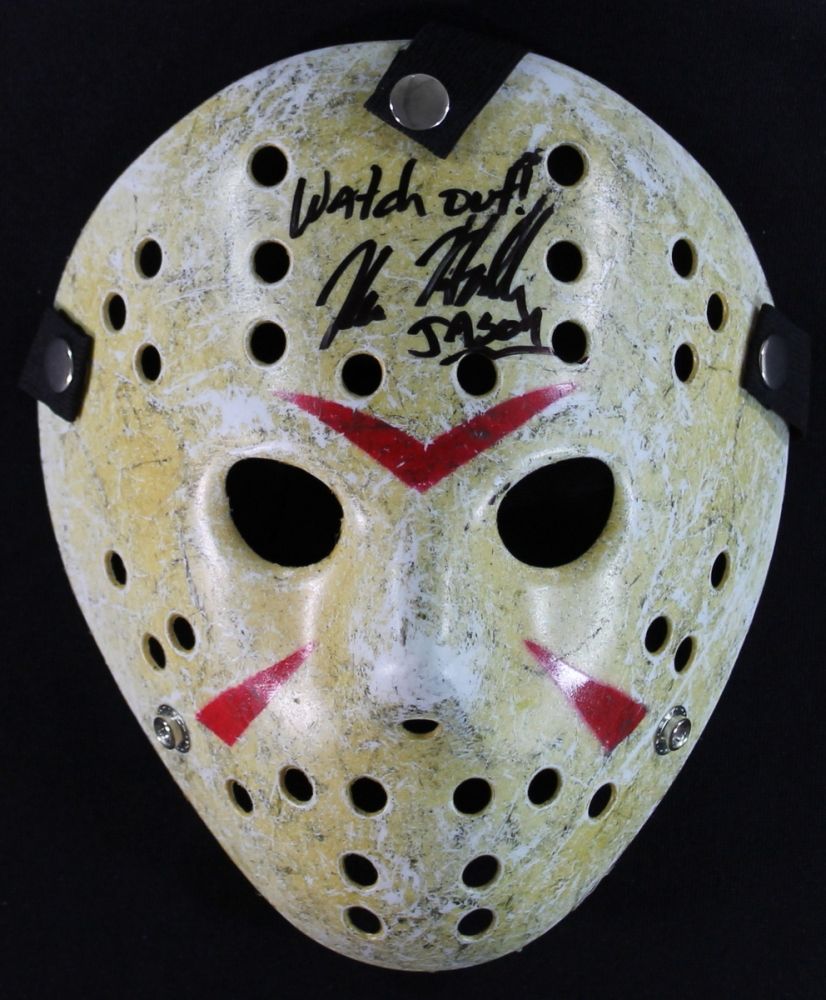 Kane Hodder Signed "Friday the 13th" Jason Mask Inscribed "Watch Out ...
