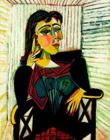 #57 PORTRAIT OF DORA MAAR SEATED PICASSO ESTATE SIGNED GICLÉE