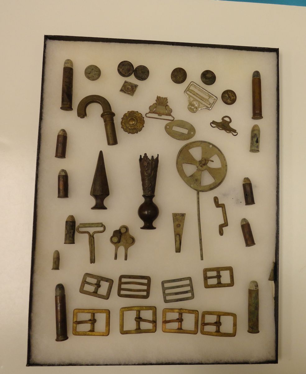 Fort Custer artifacts, from Kiah Buckner's Last Stand Museum, 35 pcs ...