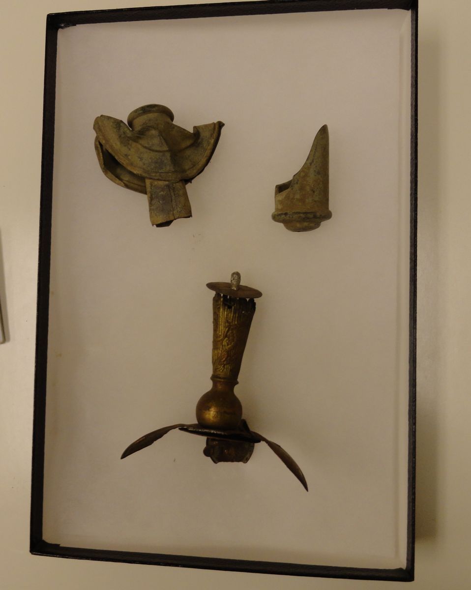 Fort Custer artifacts, from Kiah Buckner's Last Stand Museum, 3 pcs.