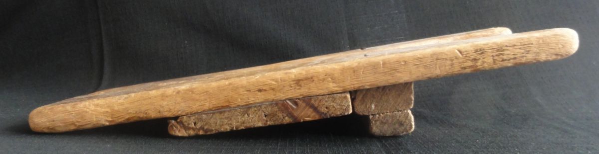 Teddy Blue Abbott’s boot jack, from his Three Deuce Ranch, carved on ...