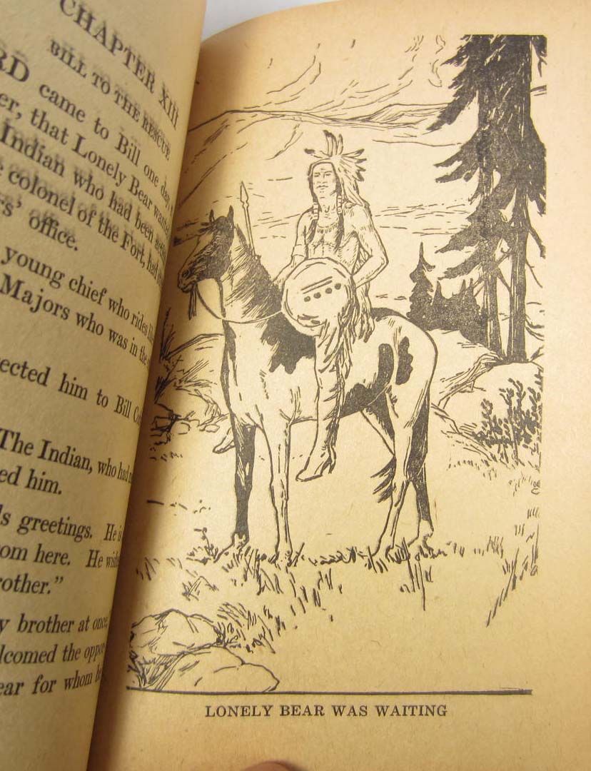 C. 1920'S "BUFFALO BILL AND THE PONY EXPRESS" HARDCOVER BOOK