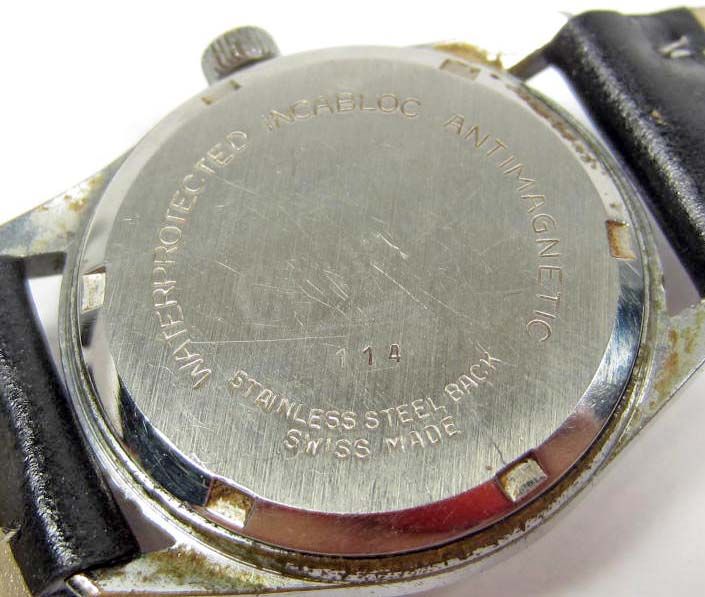 GERMAN NAZI SS WRIST WATCH RUNS FINE