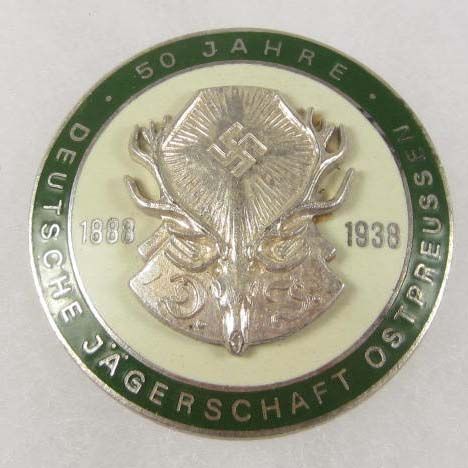 GERMAN NAZI 1888-1939 HUNTING ASSOCAITION BADGE