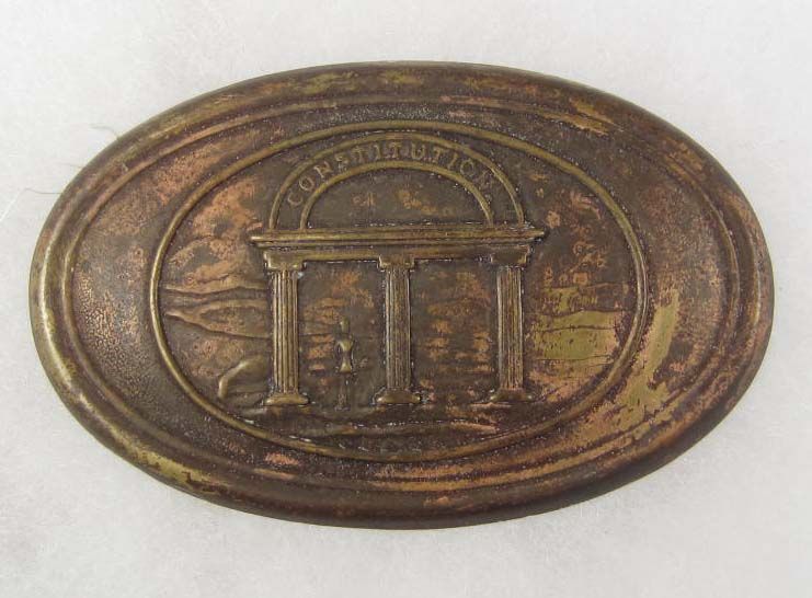CSA CIVIL WAR ERA STATE OF GEORGIA ENLISTED MANS BELT BUCKLE