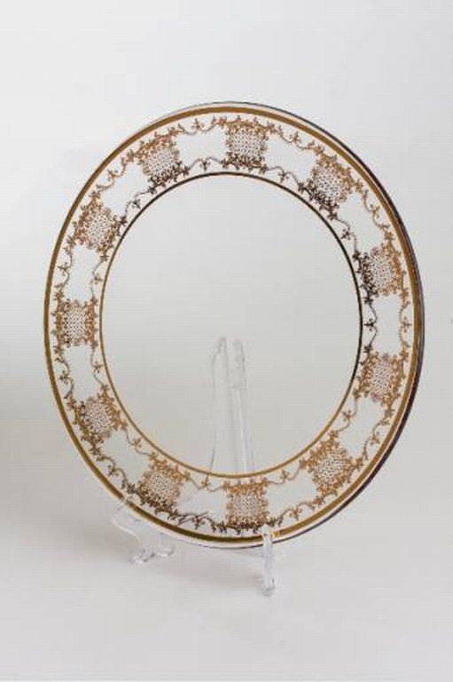 SET OF 12 CRYSTAL CHARGER PLATES