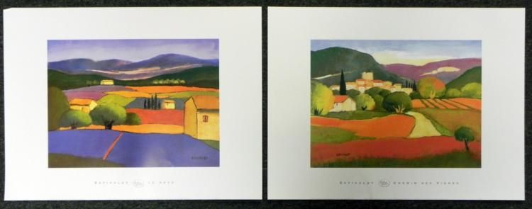2 Elisabeth Estivalet Art Prints Le Reve, Chemin Des