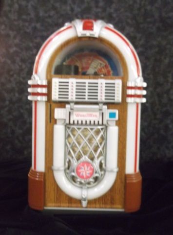 Two Wurlitzer Player Juke Box Toy Wurlitzer juke box cassette player ...