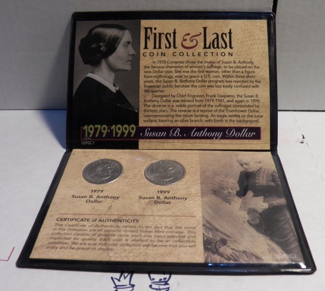 First and Last Coin Collection 1979-1999 Susan B. Anthony Collection