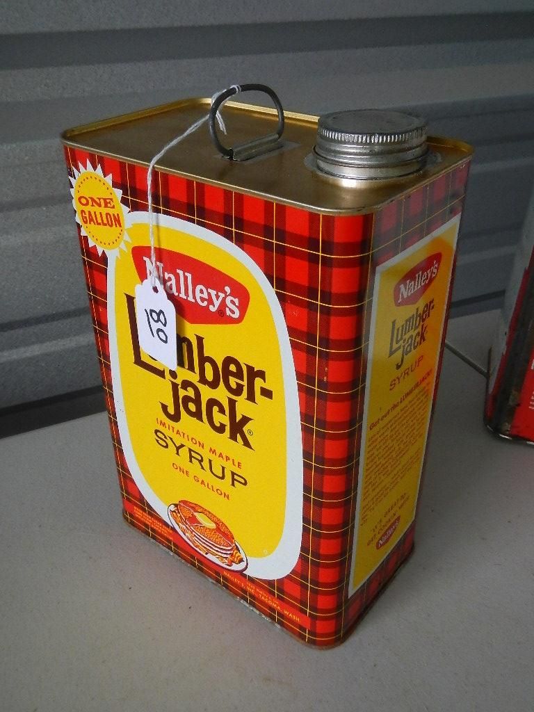 Nalley's Lumber Jack Syrup Tin