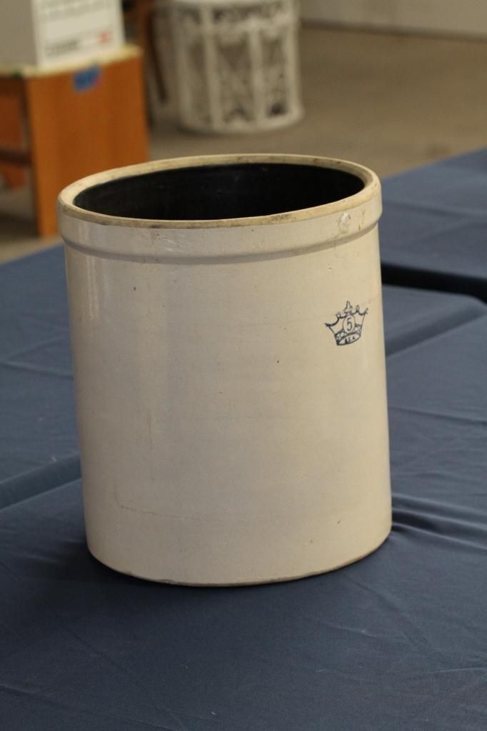 5 Gallon Crown Stoneware Crock