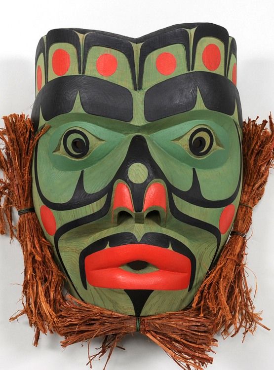 Komokwa Mask Carved by Ned Matilpi "Lus-Toos-Las" - Alert Bay, B.C. 12 ...