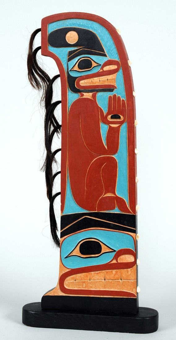 Tlingit Killer Whale Crest Panel Carved by David Boxley - Metlakakat ...
