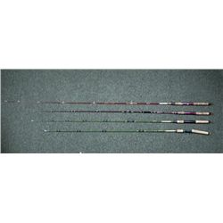 4 Garcia Conolon Fishing Rods 8220A 2508A 2510A 8216A