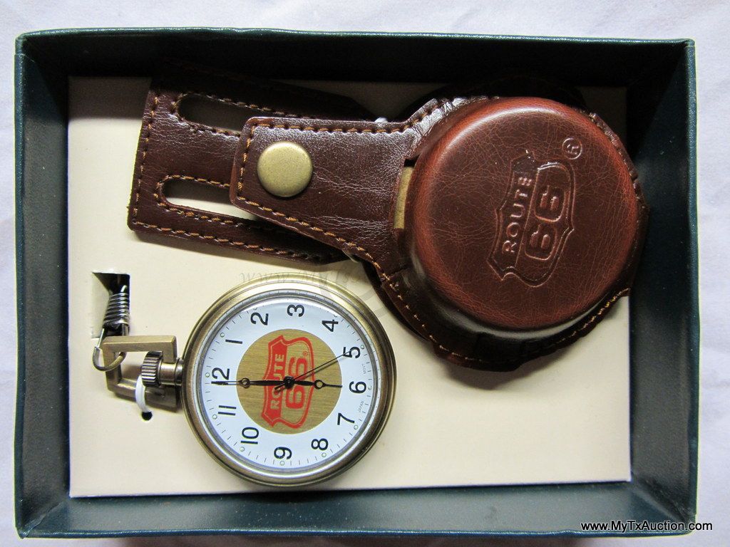 Route 66 Pocket Watch