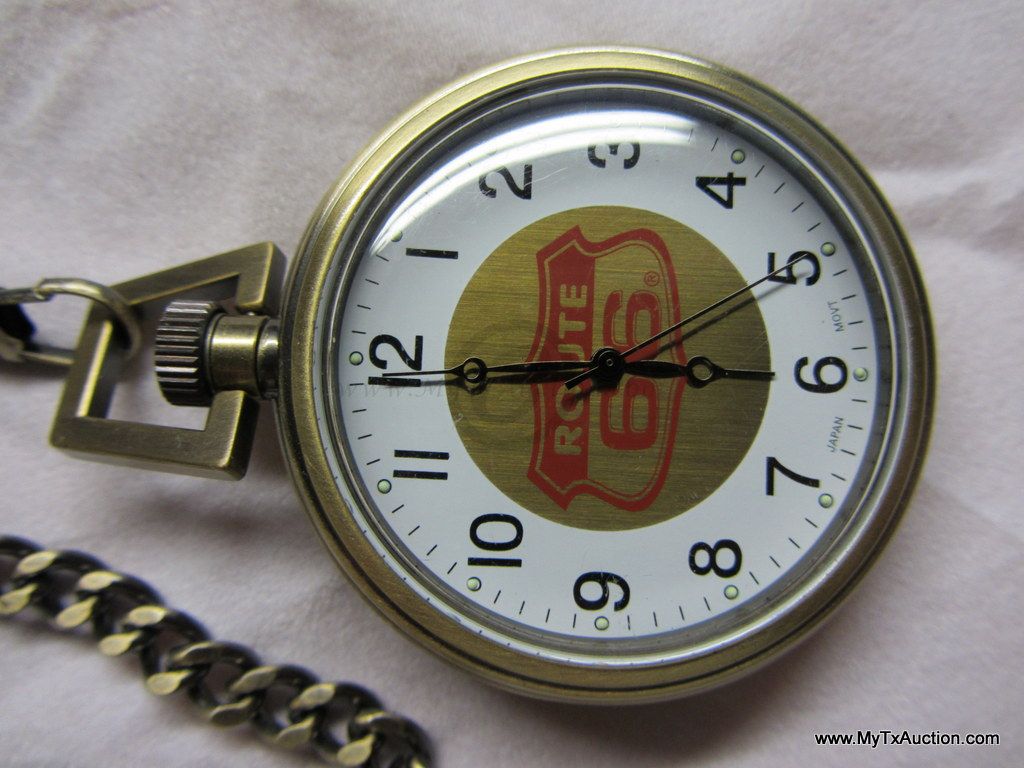 Route 66 Pocket Watch