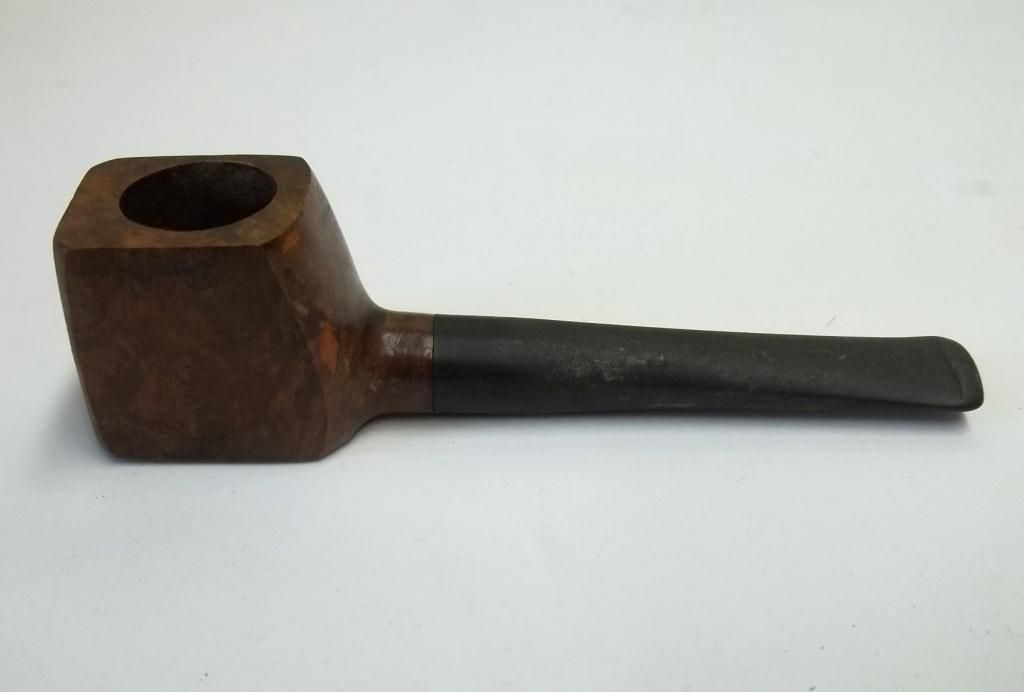 Four Square Style Vintage Briar Wood Tobacco Pipe