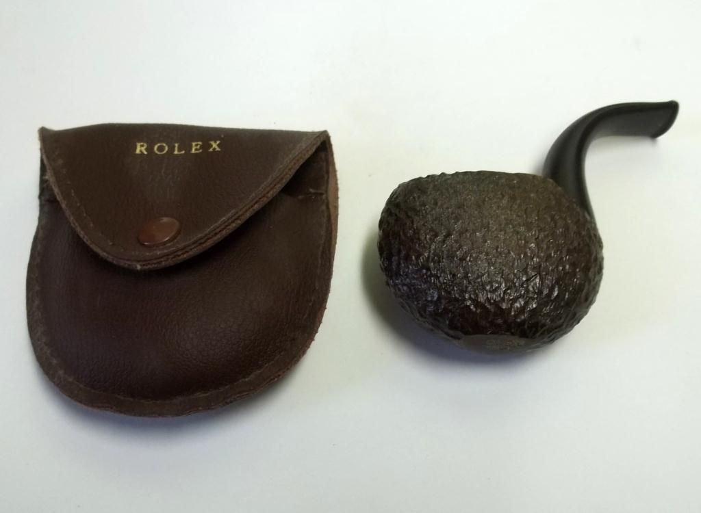 Rolex Folding Pocket Pipe w/Leather Pouch