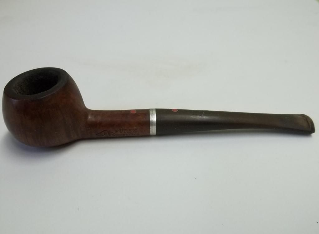 LHS Purex Tomato Briar Tobacco Pipe