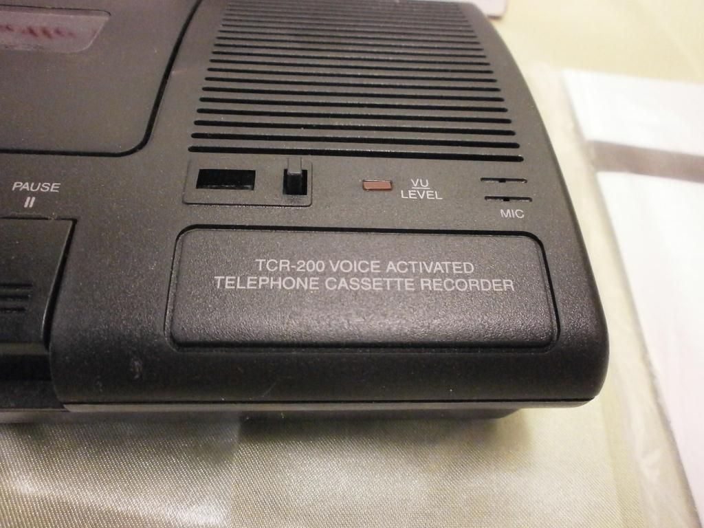 TCR-200 Telephone Cassette Recorder - Radio Shack