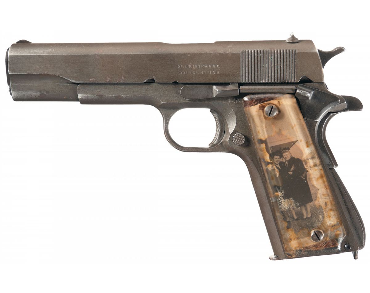 Historic World War II U.S. Remington-Rand Model 1911A1 Semi-Automatic ...