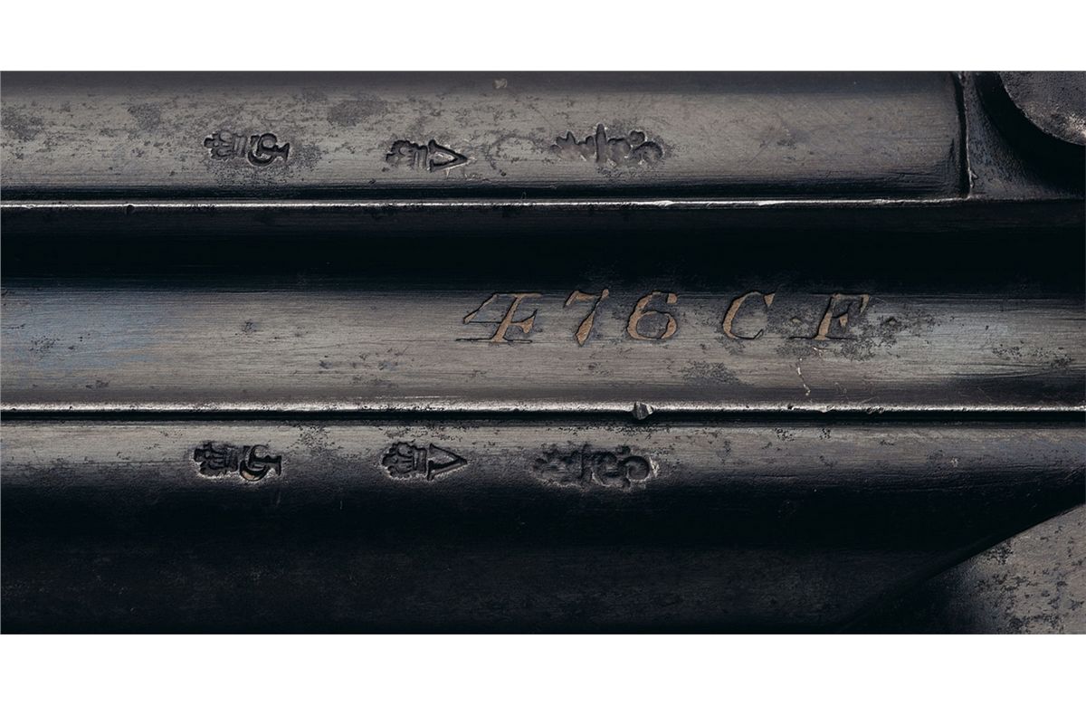 Charles Lancaster Four Barreled Pistol with History