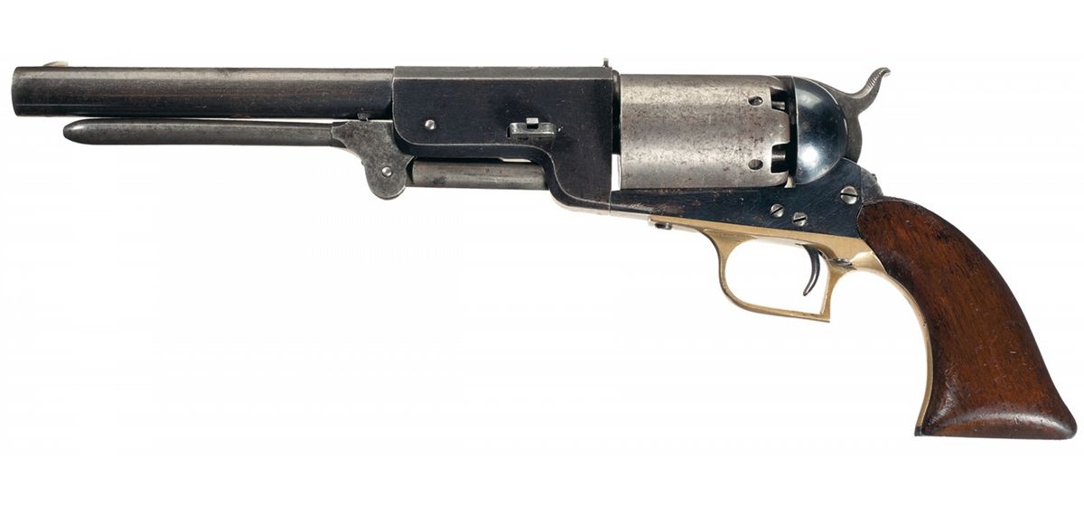 Rare U.S. Colt Model 1847 Walker Revolver No. 26 Issued to Texas Ranger ...